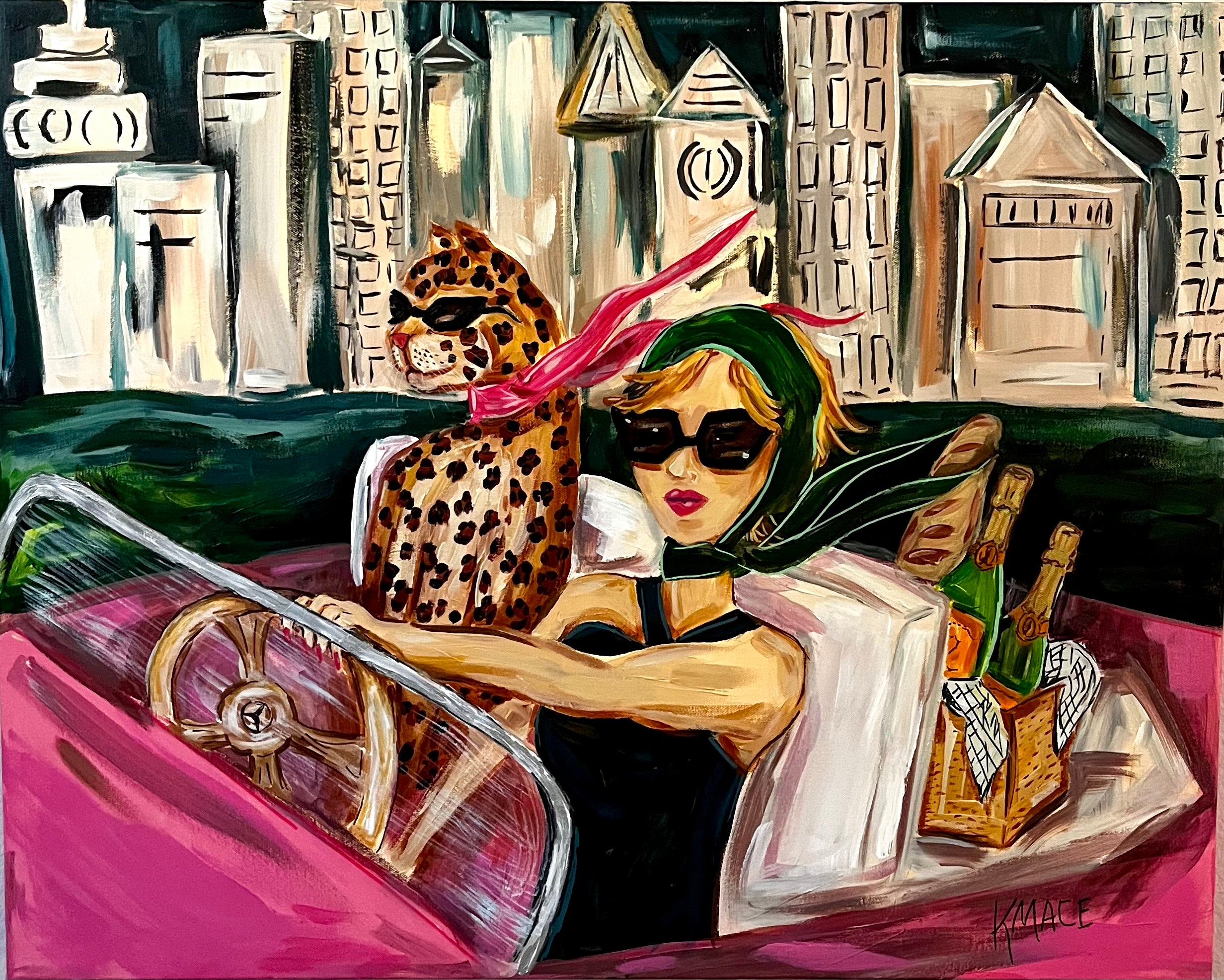 Original Framed Painting - Titled "Ride or Die" – Kate Mace Art